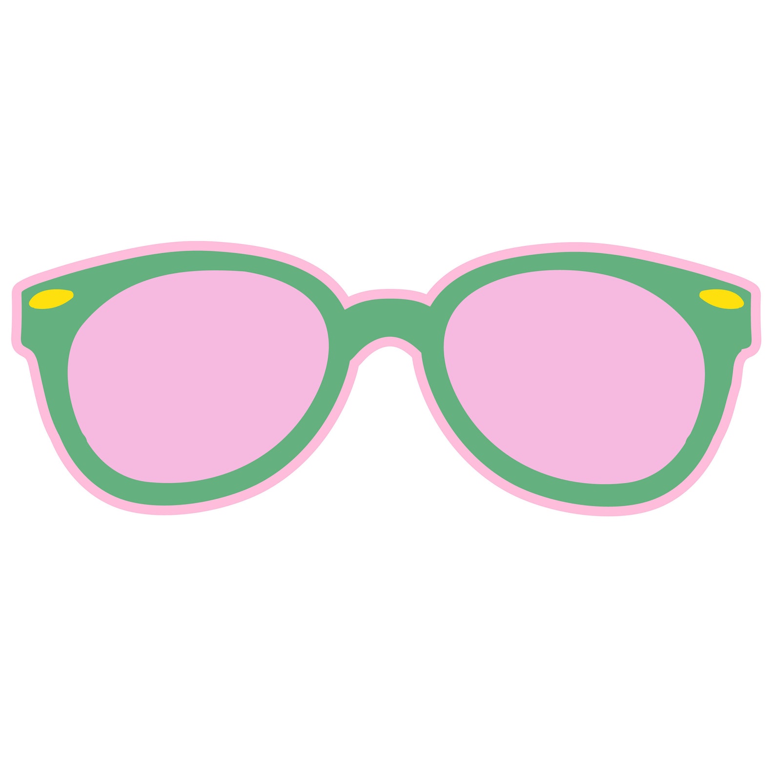 SUNGLASSES CLIPART Printable Summer Sunglasses Icons Retro - Etsy