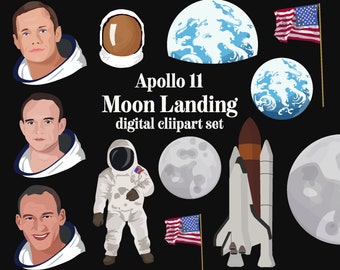 Apollo 11 Astronauts Crew Neil Armstrong, Buzz Aldrin, Michael Collins ...