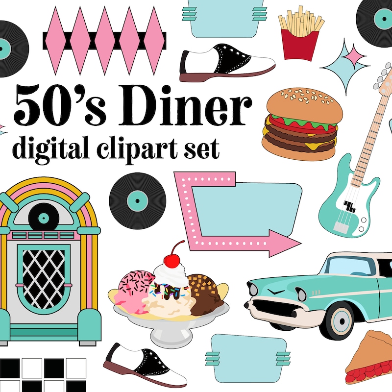 Diner Sign Svg - Etsy