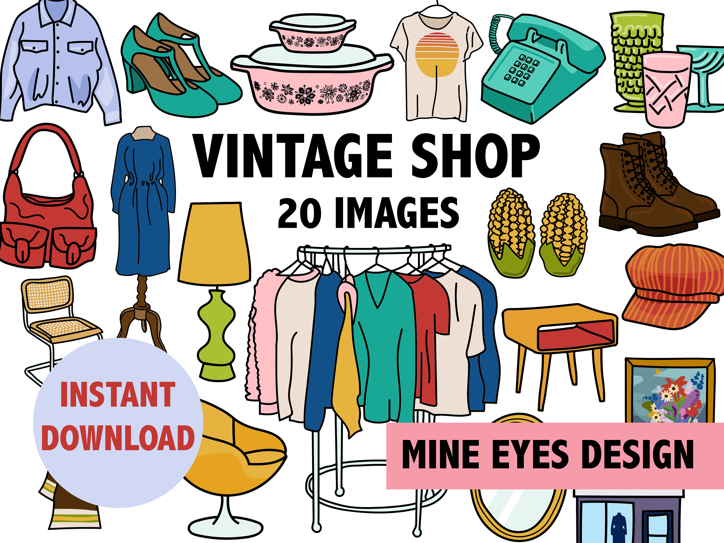 Old Clothing Store Clip Art