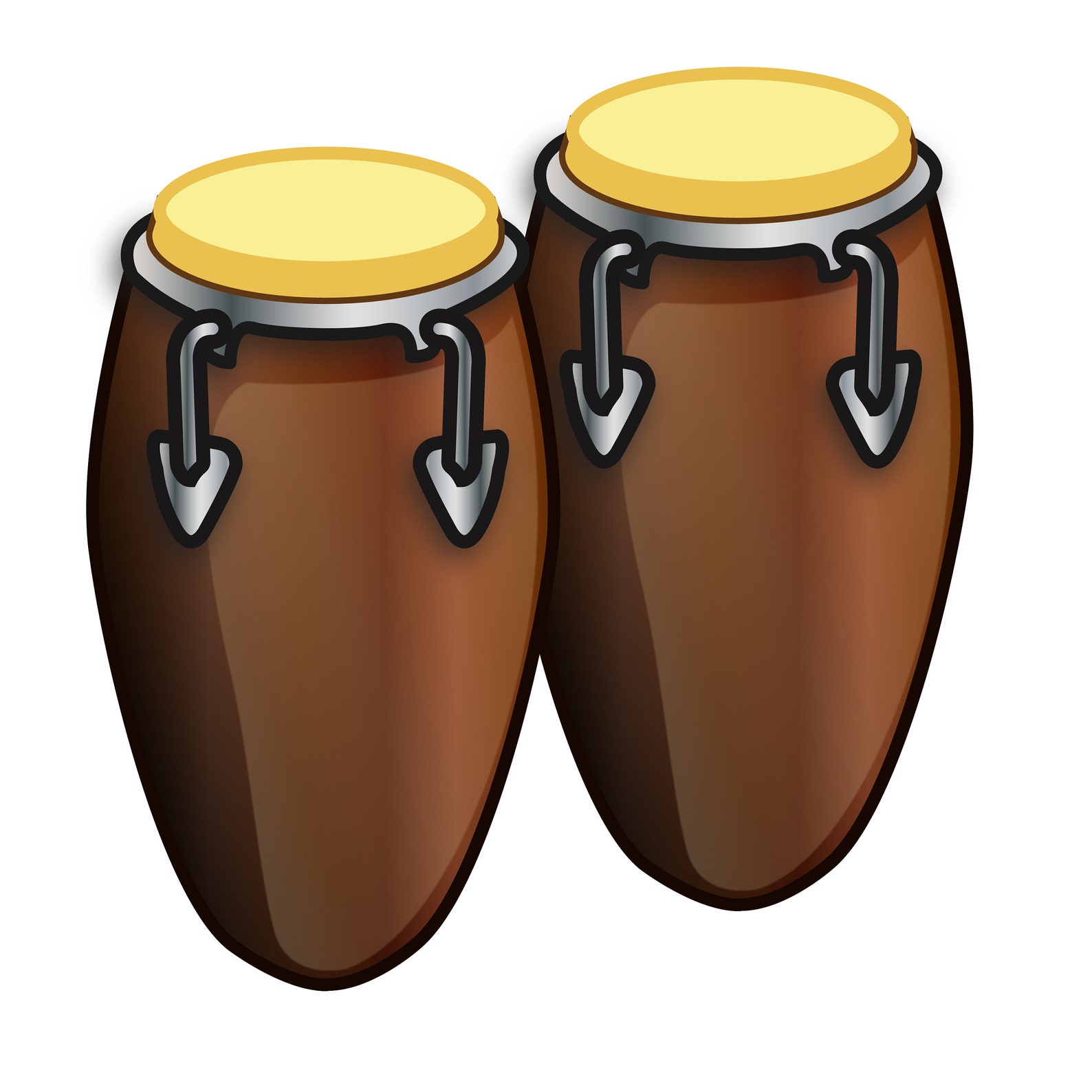 PERCUSSION CLIPART Digital Drum Clipart Printable Musician Rock Band ...