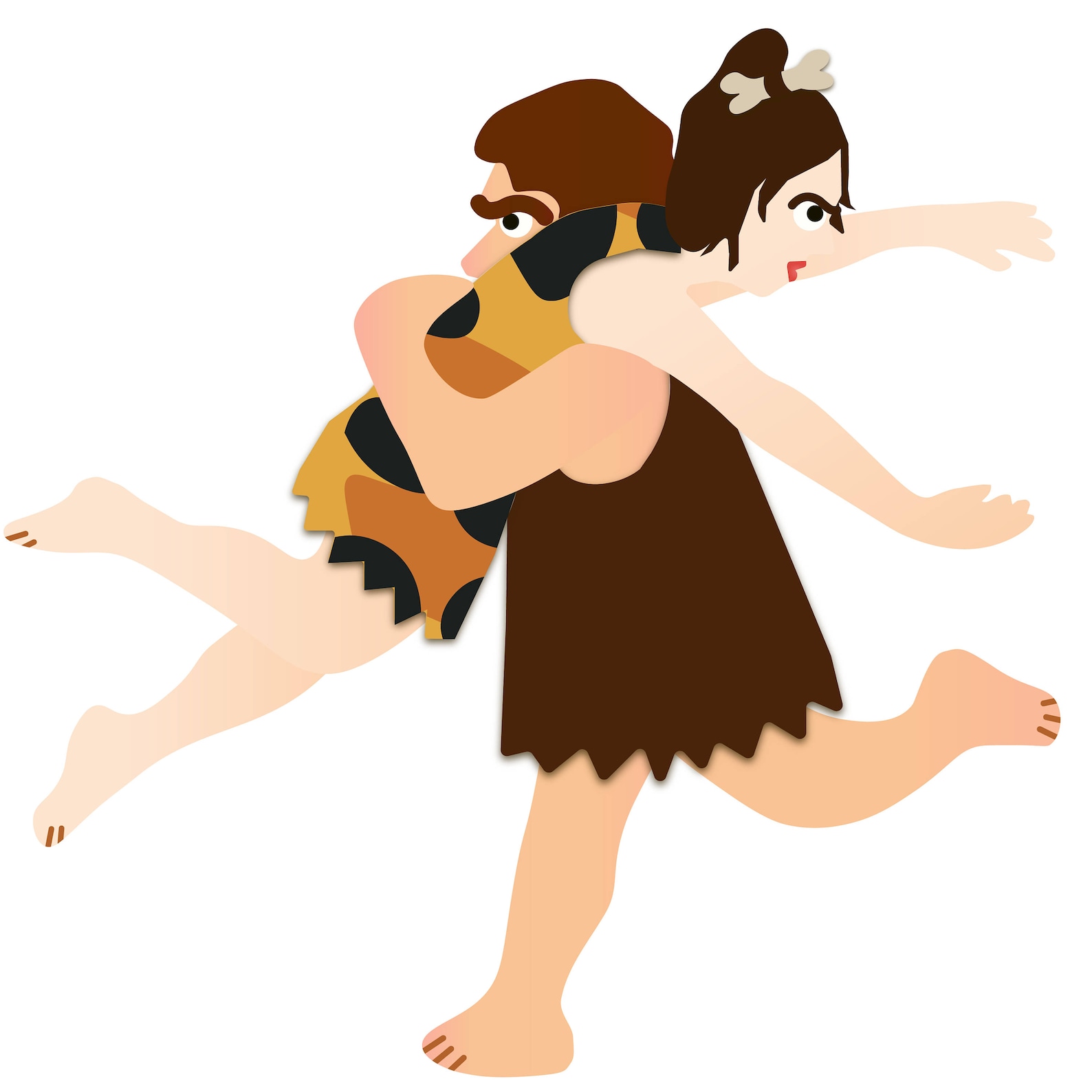 CAVEMAN CLIPART neanderthal stone age clipart printable | Etsy