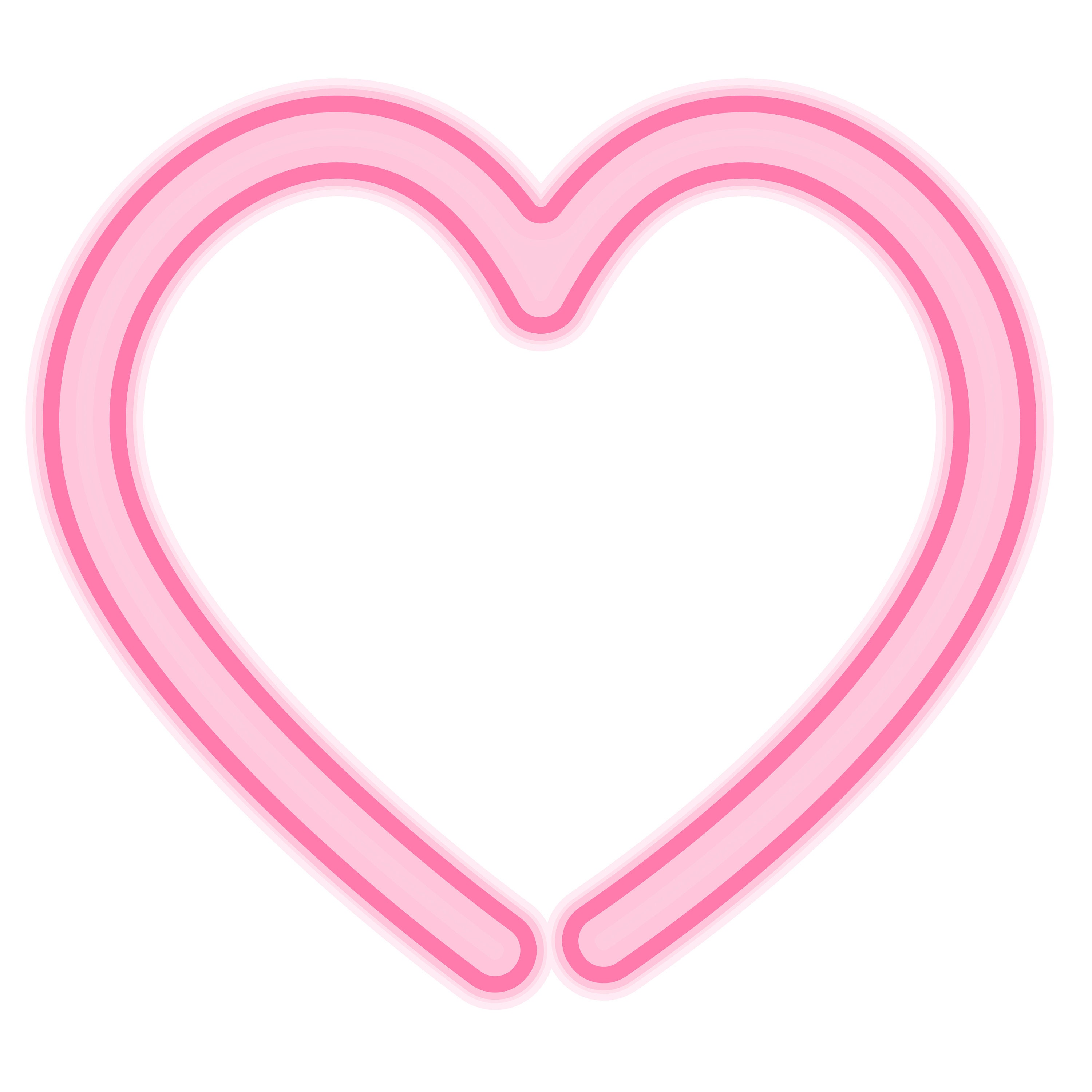 NEON LOVE CLIPART Printable Valentine's Day Clip Art Icons - Etsy