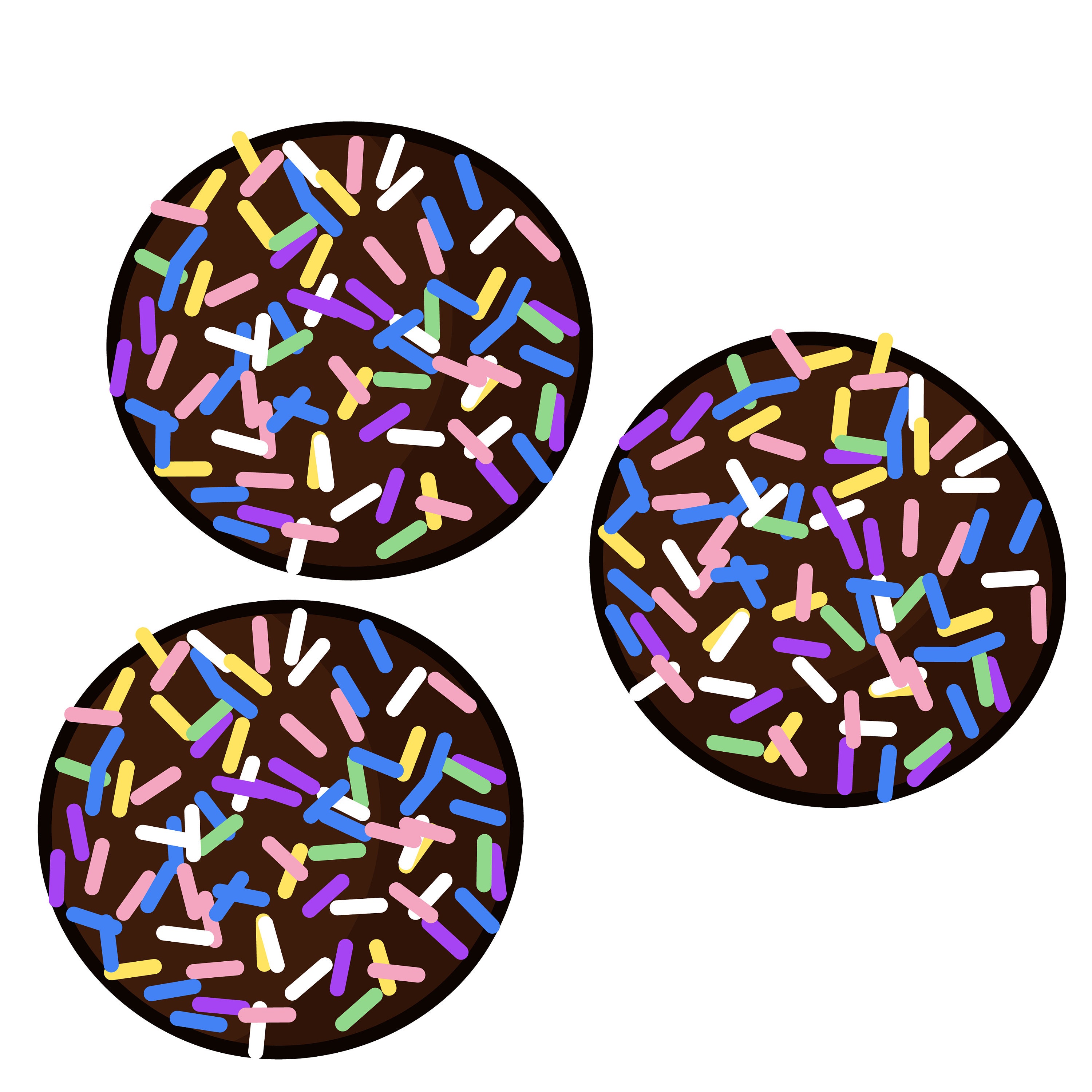 DONUT CLIPART Bakery Icons Printable Doughnut Clip Art Icons - Etsy Canada