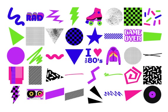 80s Design Elements Back To The Future: Reviving The Electric 80s In