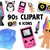 90'S CLIPART Retro Vintage 90s Toys Icons Printable Party Decor 90s ...