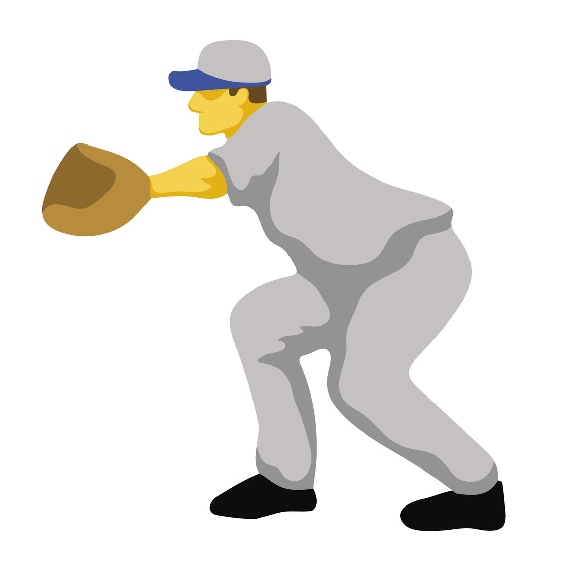 BASEBALL CLIPART Sports Icons Pitcher Batter Uniform - Etsy