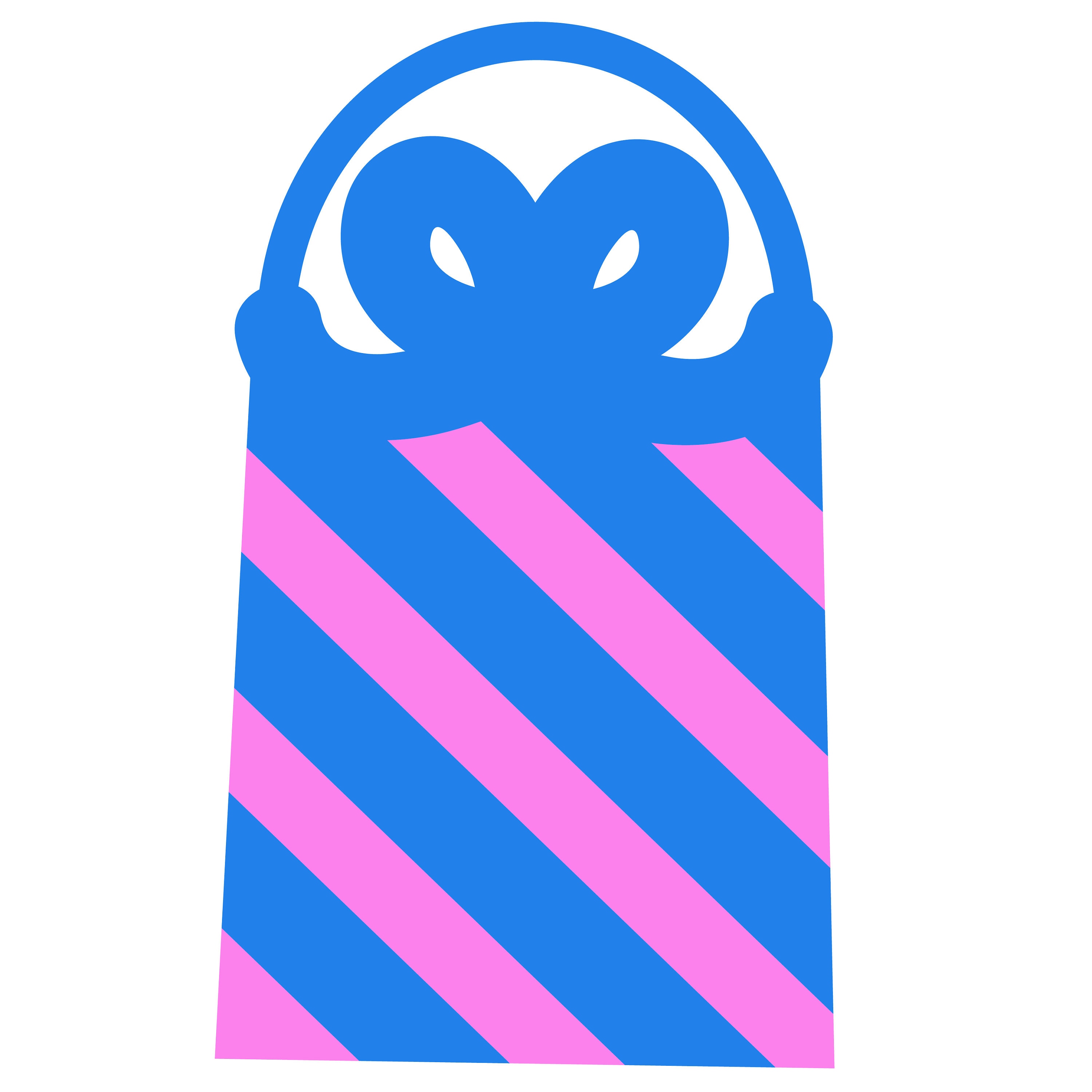 PRESENT CLIPART blue and pink gift giving icons Retro neon | Etsy