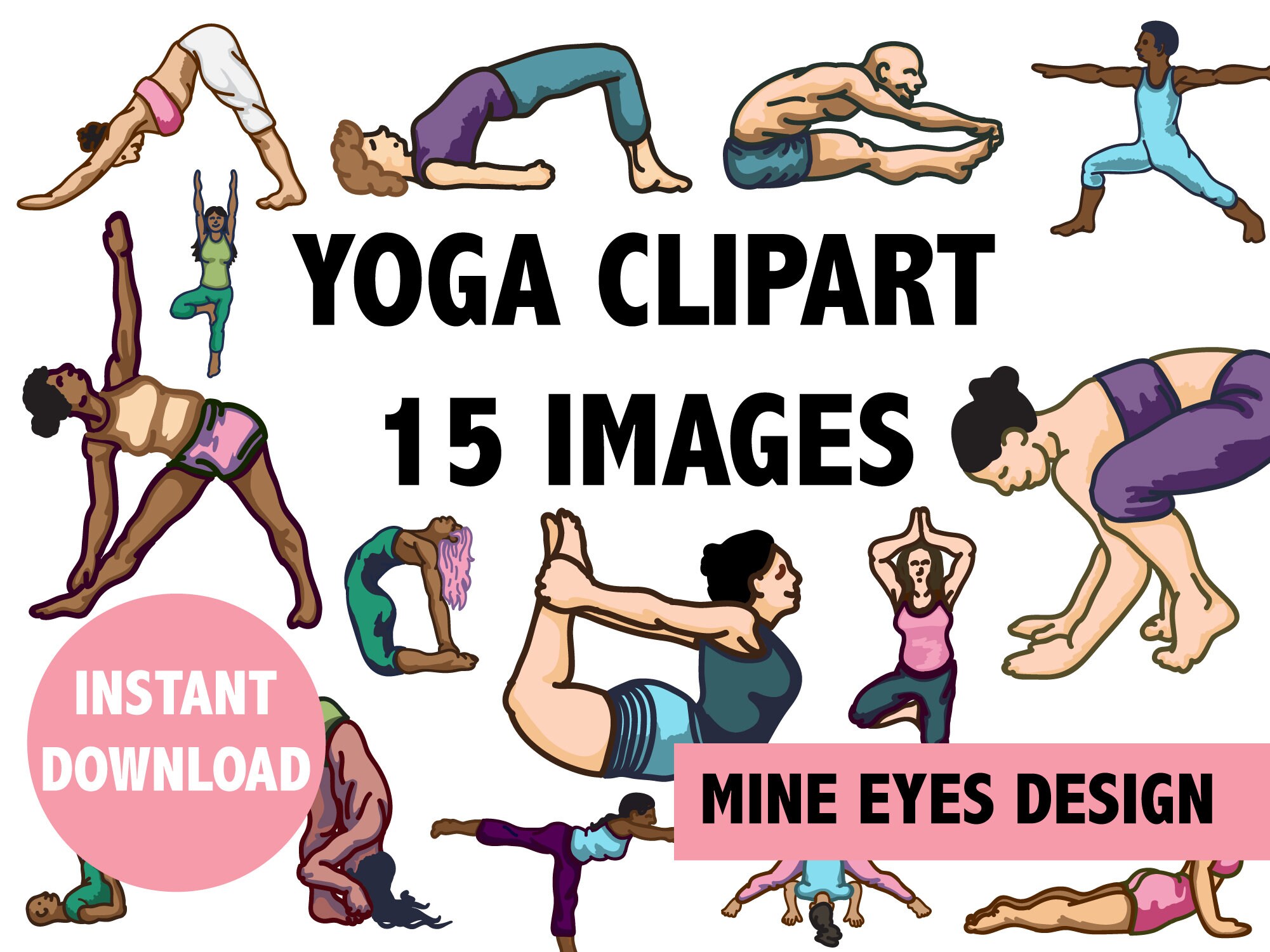 Stretching Exercises Clipart