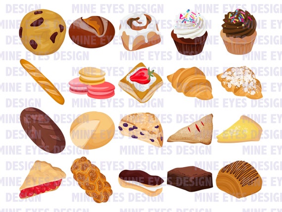 Bakery Goodies Clipart