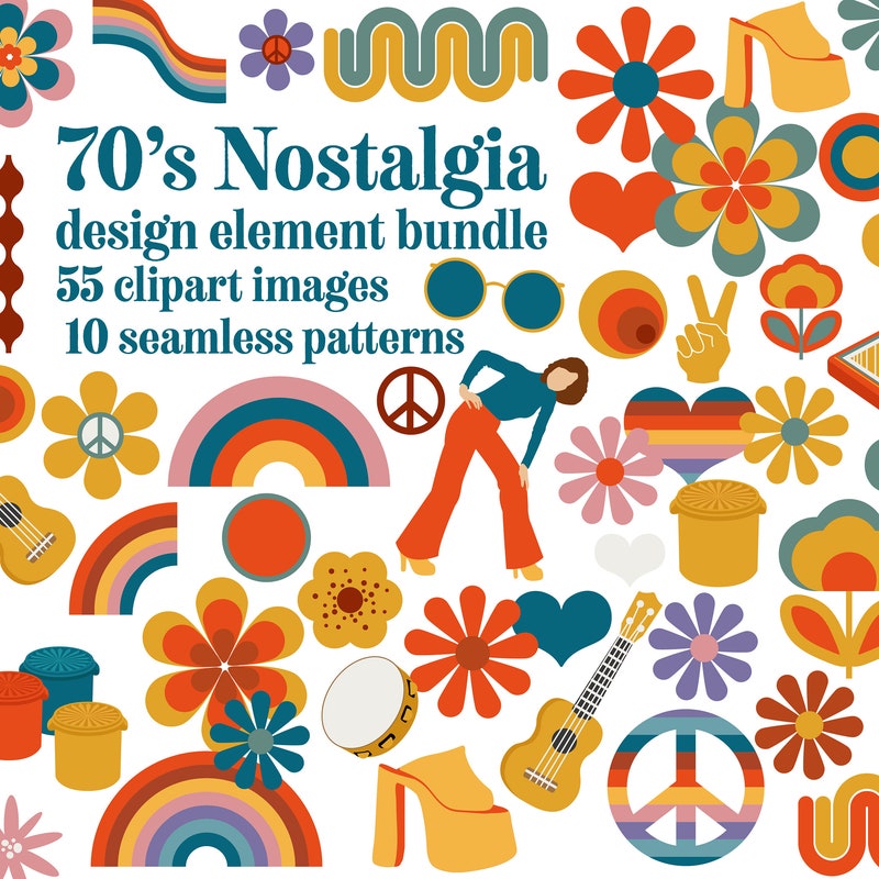70s Clip Art - Etsy