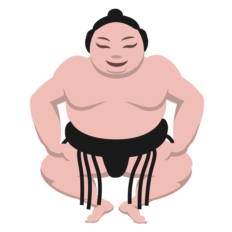 SUMO WRESTLING CLIPART Japanese Sumo Wrestling Png Jpeg Svg - Etsy