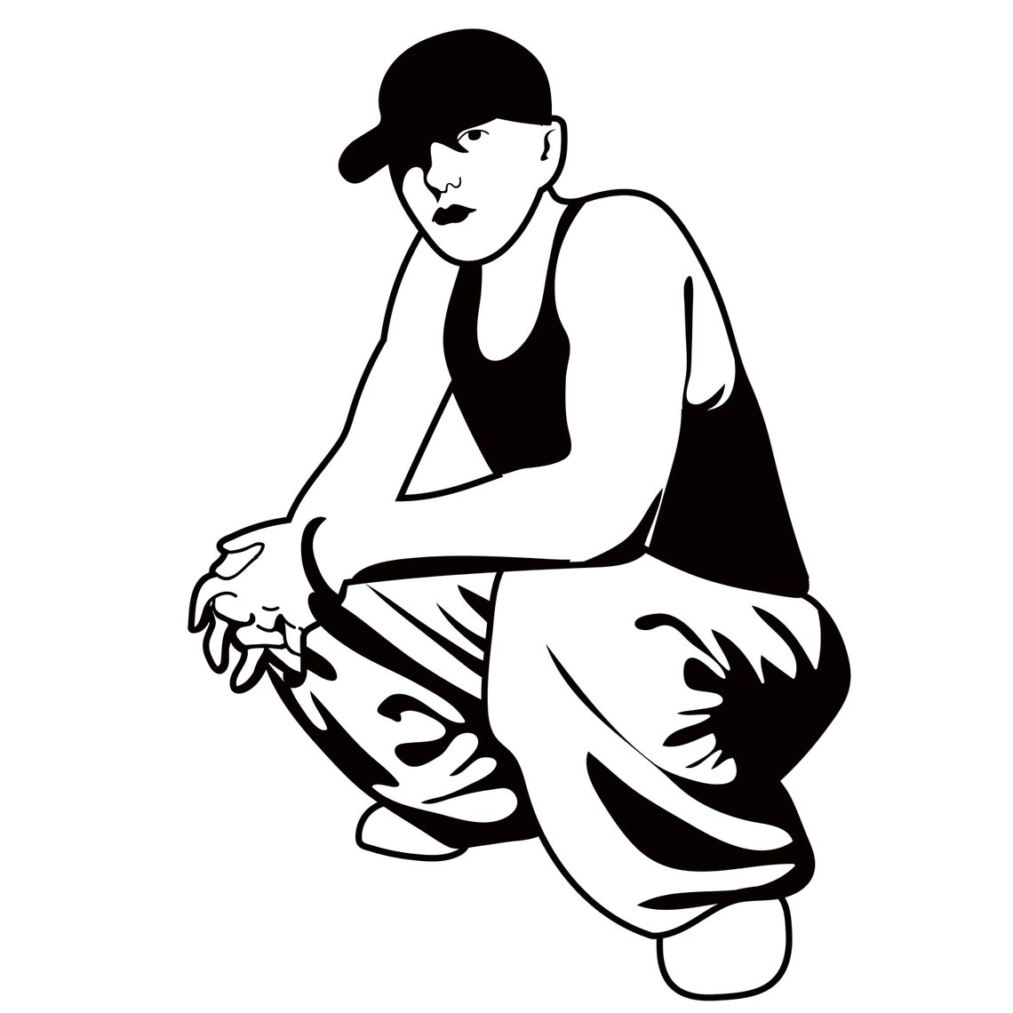 HIP HOP COLLECTION Rap and Rapper Svg Clipart Icons - Etsy