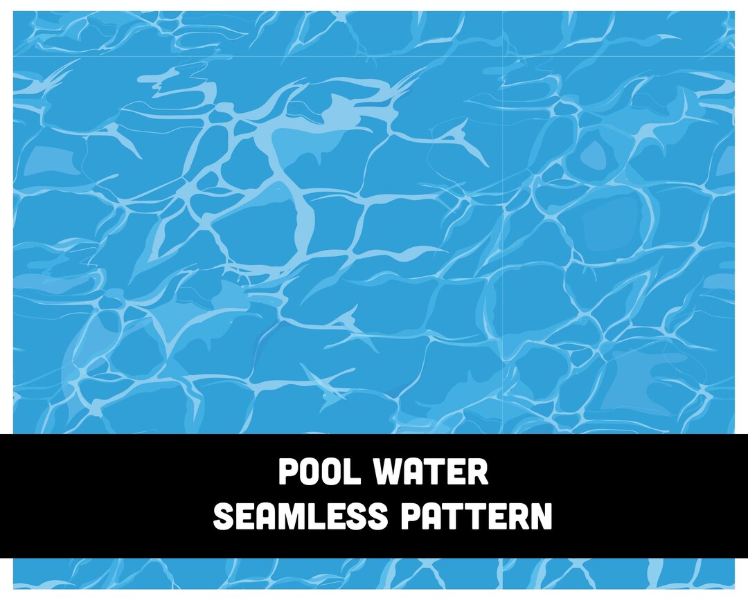 Pool Water Seamless Pattern for Fabric Sublimation Image Surface ...