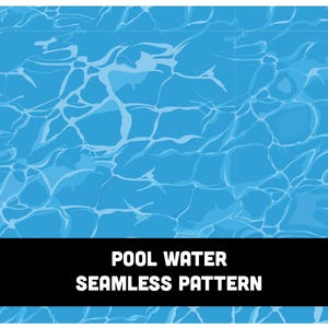 Pool Water Seamless Pattern for Fabric Sublimation Image Surface ...
