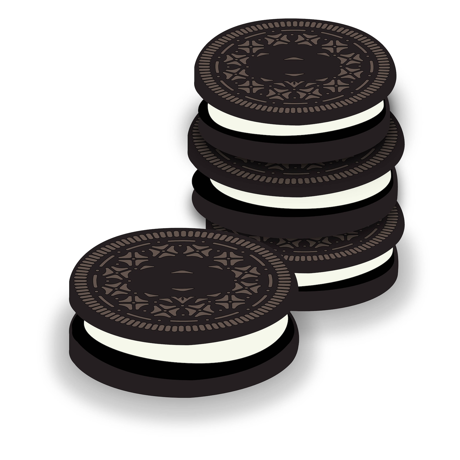 JUNK FOOD CLIPART Printable Snack Pizza Cookies Dessert and Candy Icon ...