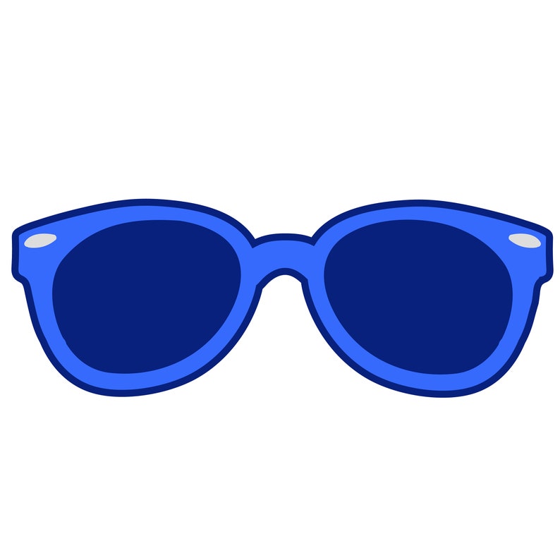 SUNGLASSES CLIPART Printable Summer Sunglasses Icons Retro | Etsy