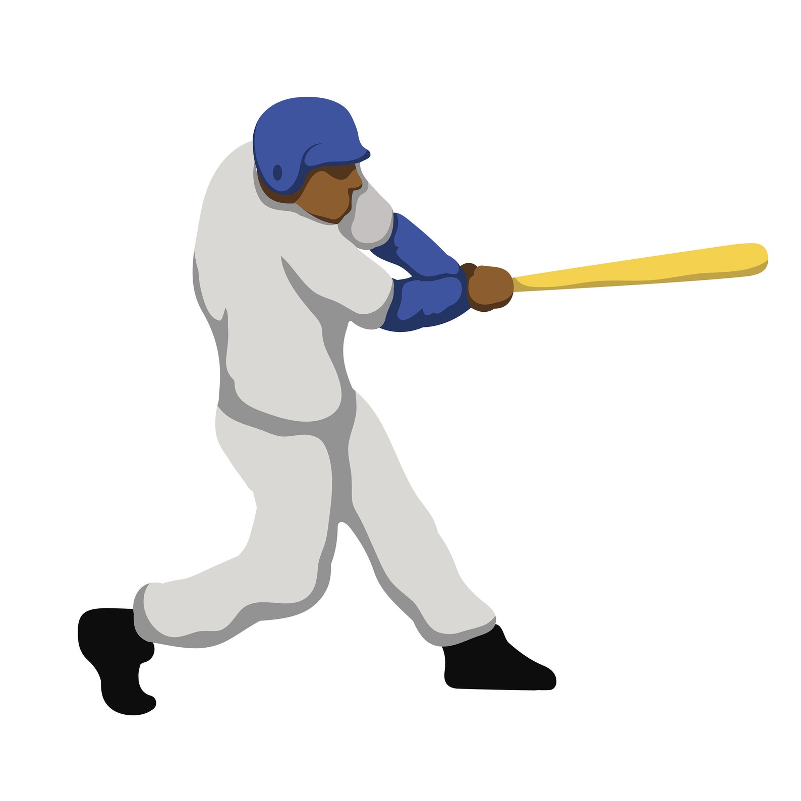BASEBALL CLIPART Sports Icons Pitcher Batter Uniform - Etsy