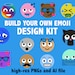 Build Your Own EMOJI Design Kit, Custom Emojis, Emoji Builder AI and ...