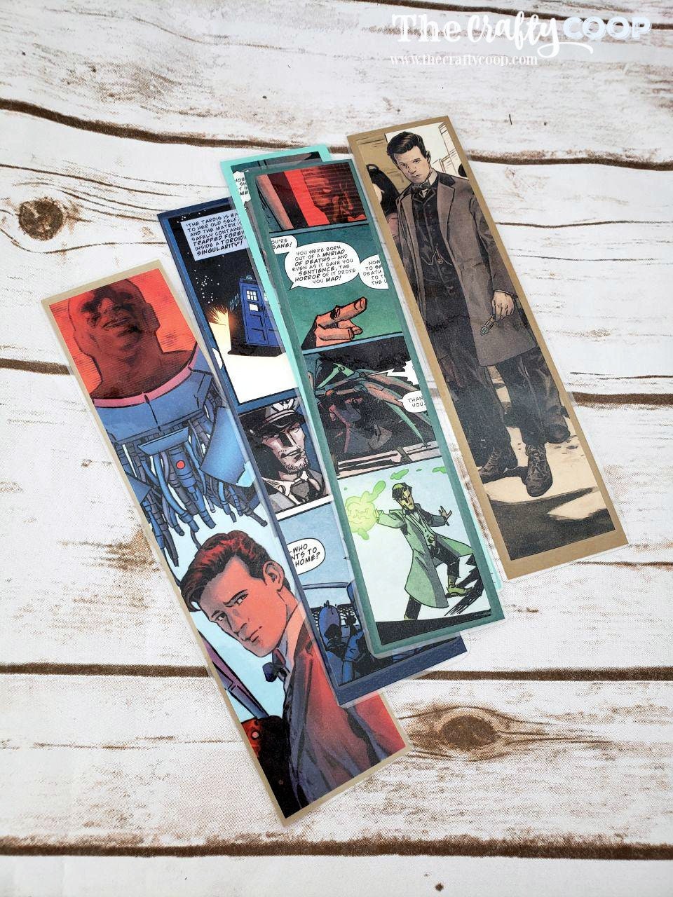 Comic Book Upcycled Bookmarks Doctor Who Tardis Book Lovers - Etsy UK