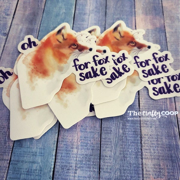 Oh for Fox Sake Bottle - Etsy