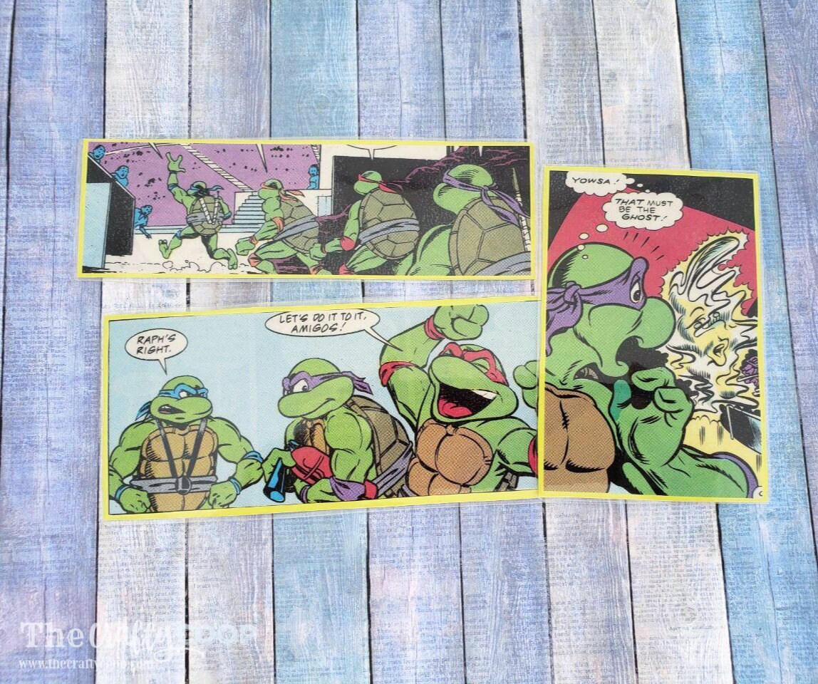 Teenage Mutant Ninja Turtles Upcycled Comic Bookmarks - Etsy