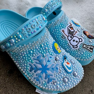 Frozen Inspired Blinged Crocs. - Etsy