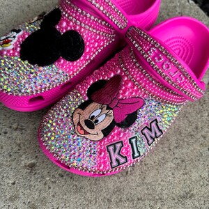 Custom Minnie Mouse Crocs. - Etsy