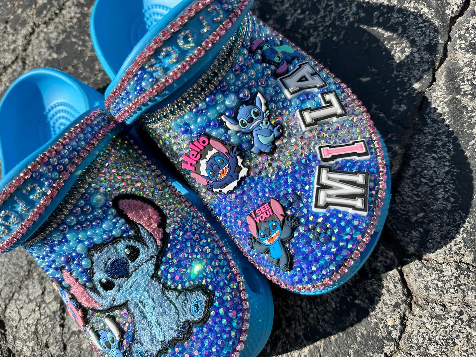 Custom Stitch Inspired Crocs. - Etsy