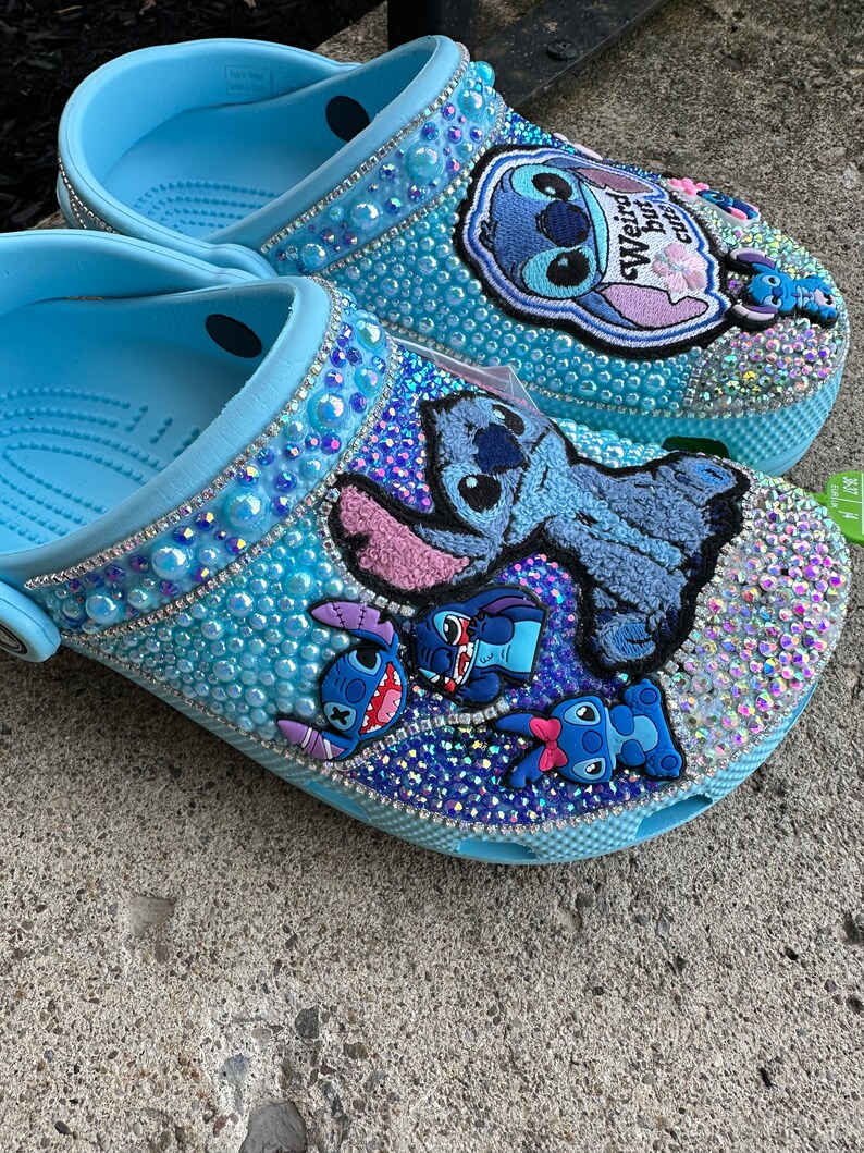 Custom Stitch Inspired Crocs. - Etsy