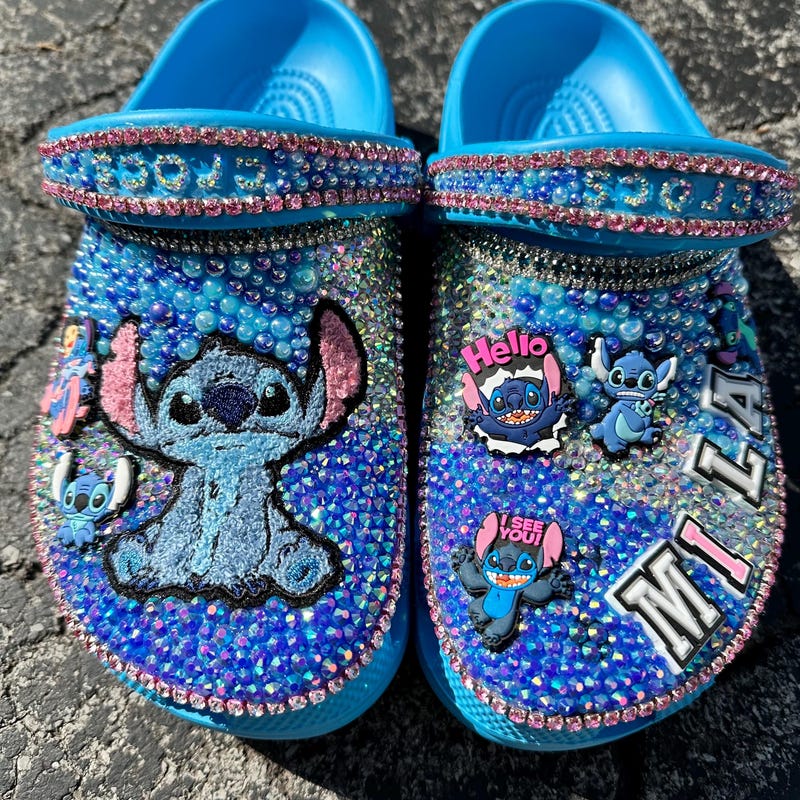 Stitch Crocs for Kids - Etsy