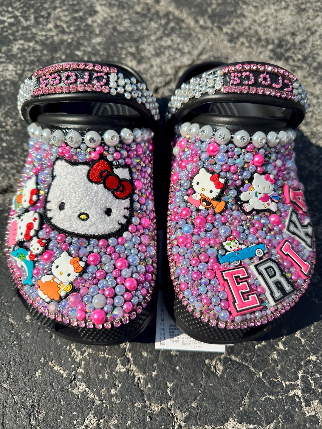 Hello Kitty Inspired Crocs. - Etsy