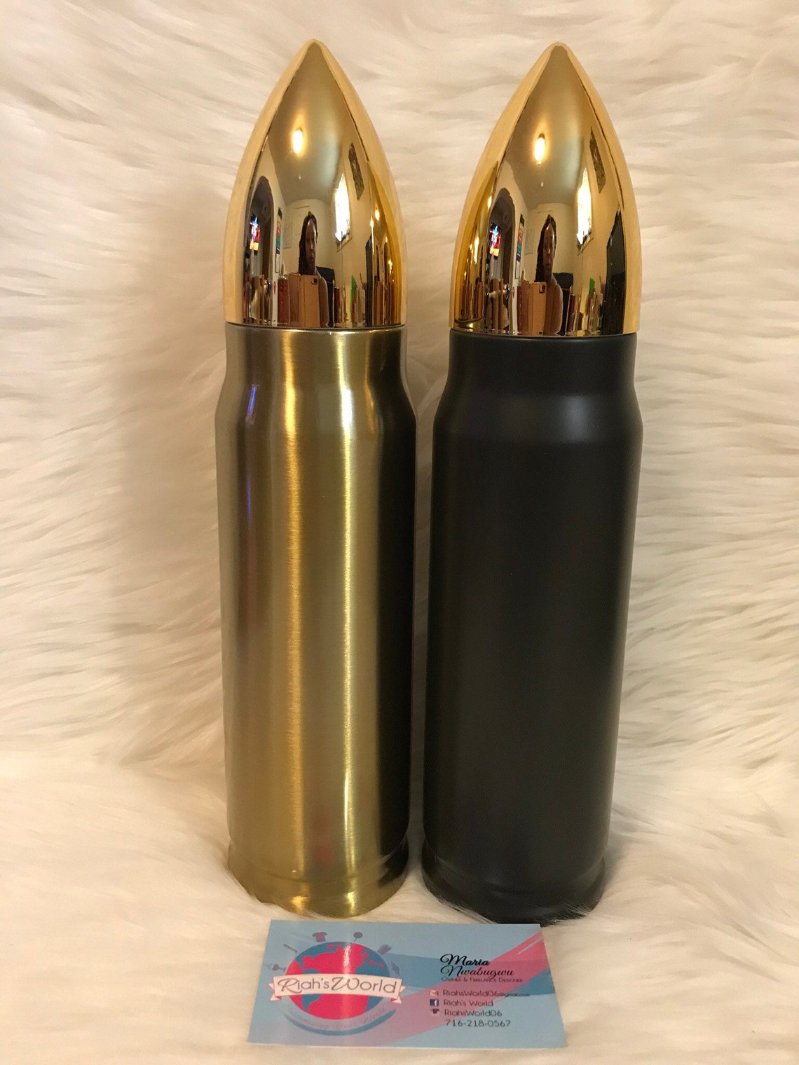 Insulated Stainless Steel Waterbottle. Bullet Water Bottle. - Etsy