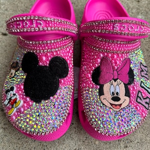 Custom Minnie Mouse Crocs. - Etsy