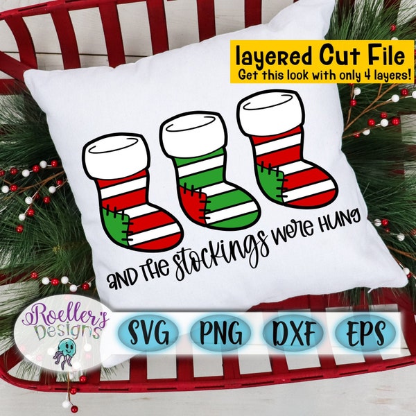 Stocking Svg - Etsy