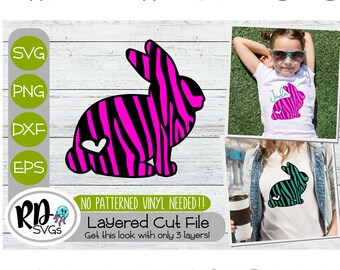 Easter Bunny SVG DXF Eps Jpg Png Easter Rabbit SVG - Etsy