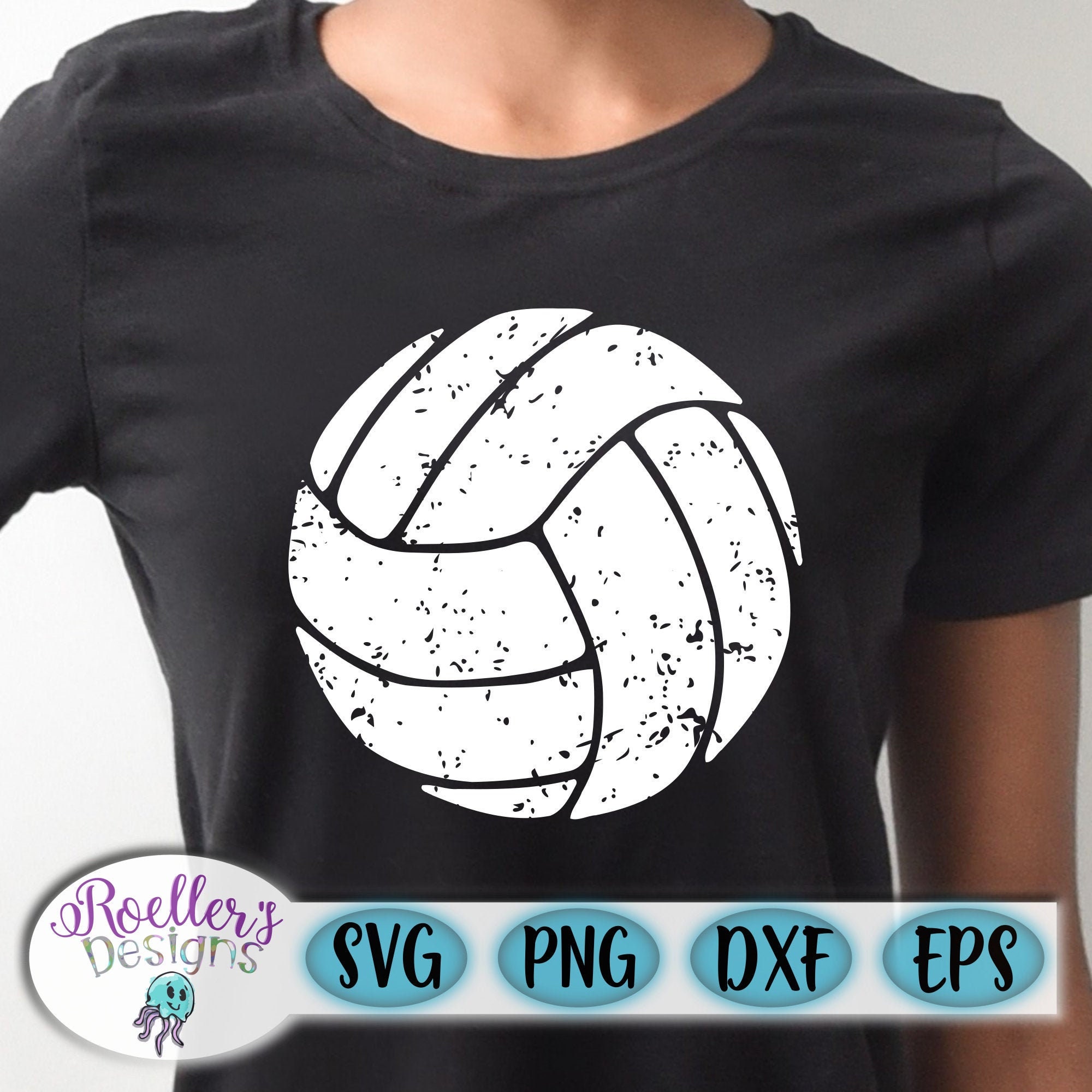 Volleyball Svg Volleyball Png Distressed Svg Team Svg - Etsy