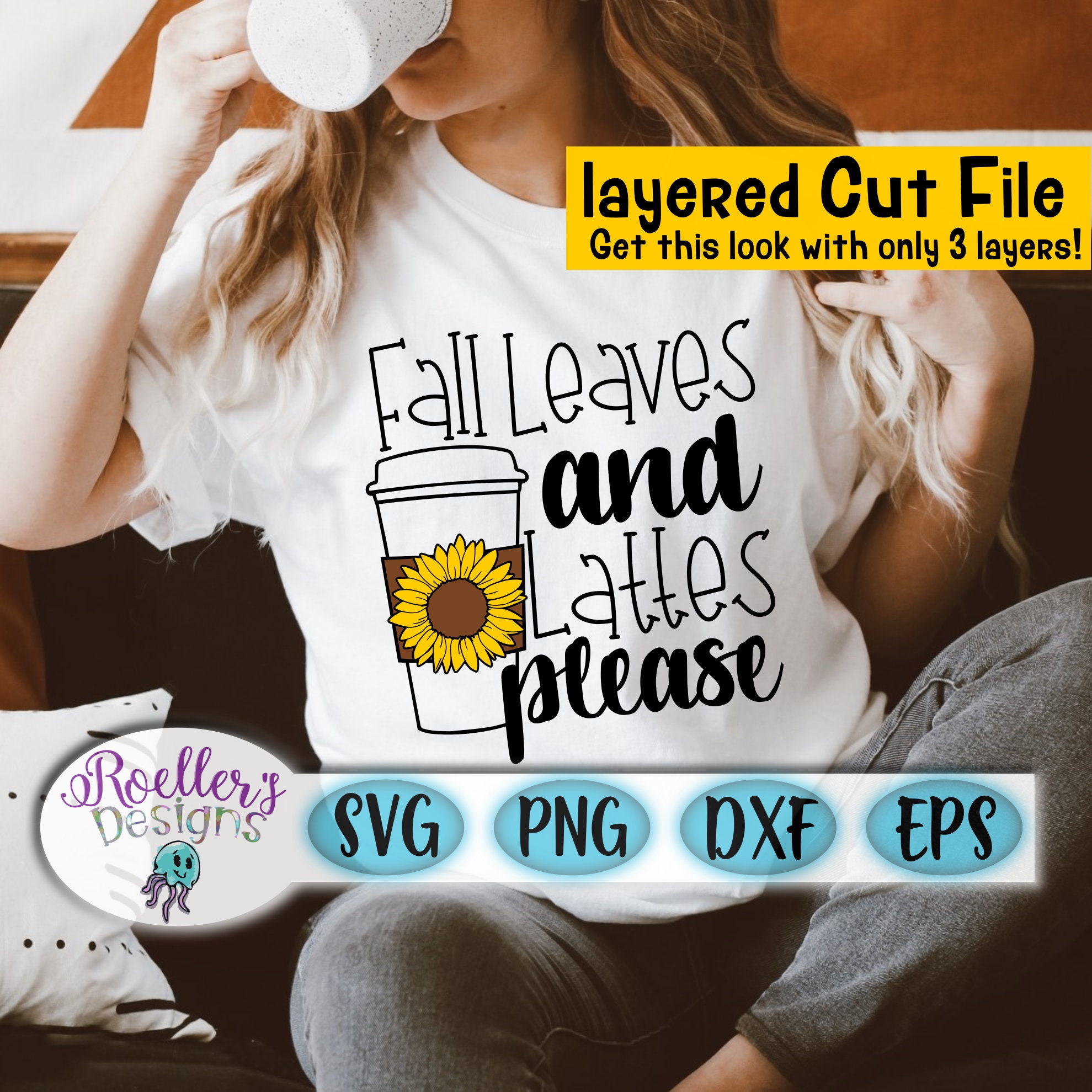 Fall Svg Fall Leaves Svg Lattes Please Svg Coffee Svg - Etsy