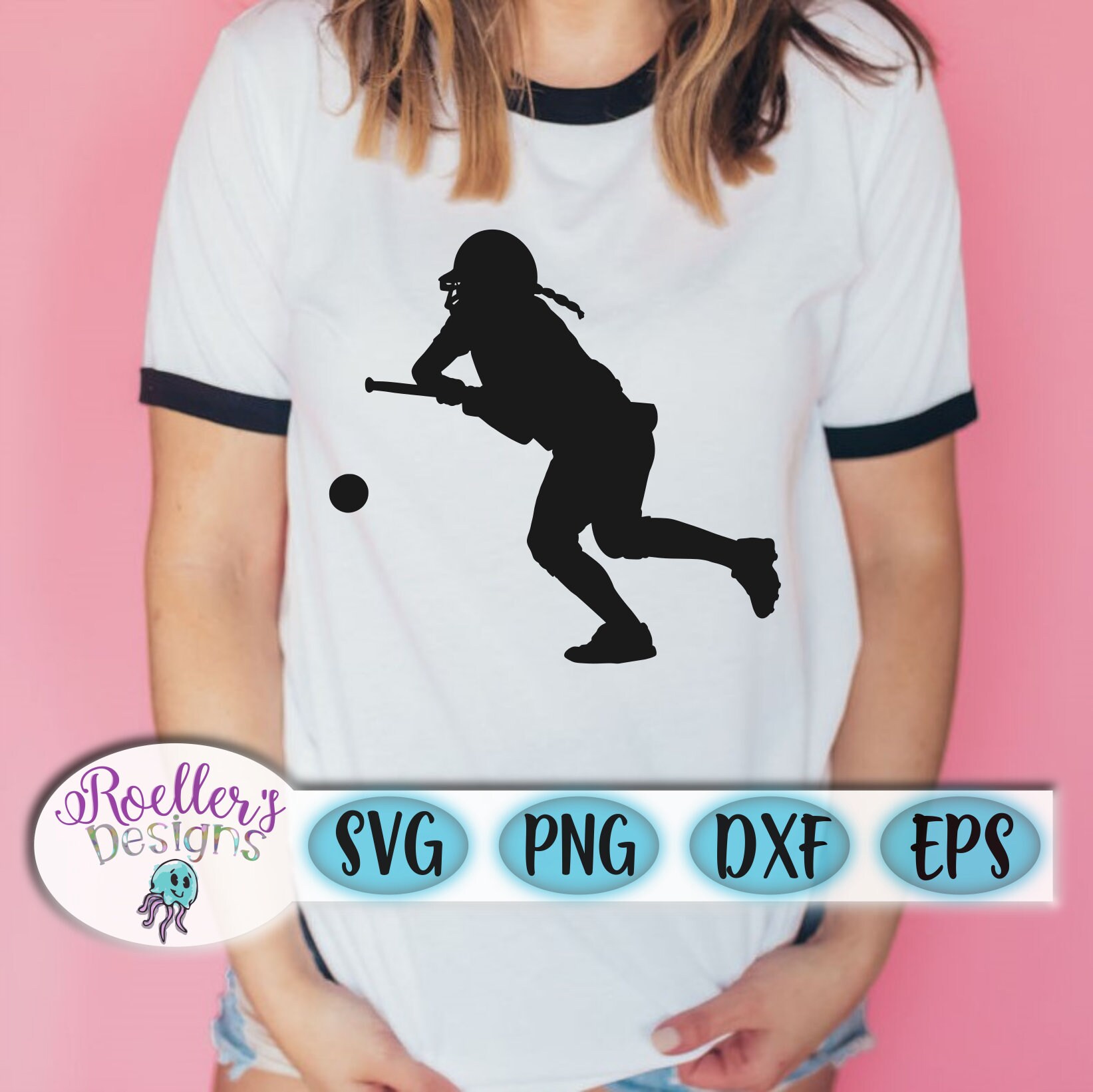 Softball Svg Silhouette Svg Slapping Svg Slap Hitting Svg - Etsy