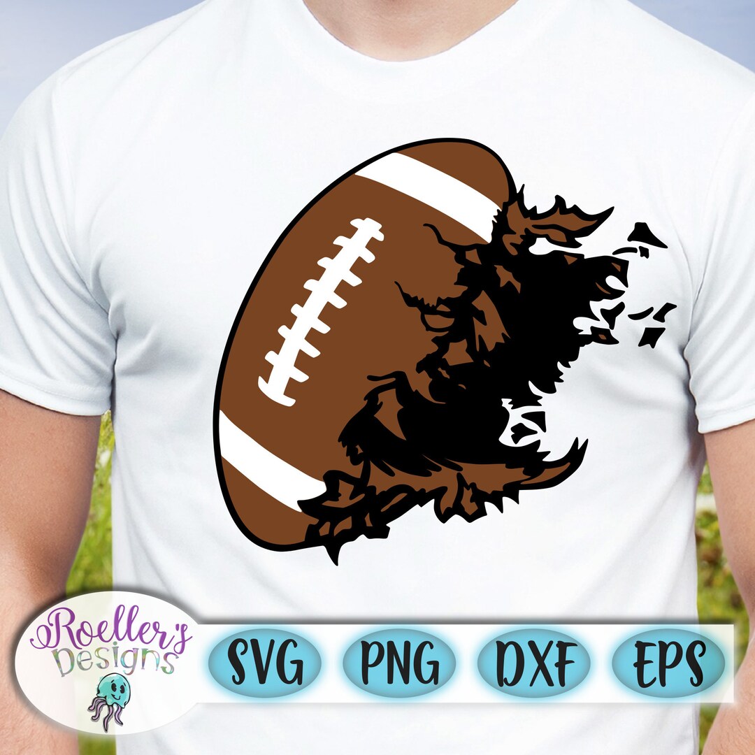 Shredded Football Svg, Football Svg, Football Mom Svg, Football Dad Svg ...