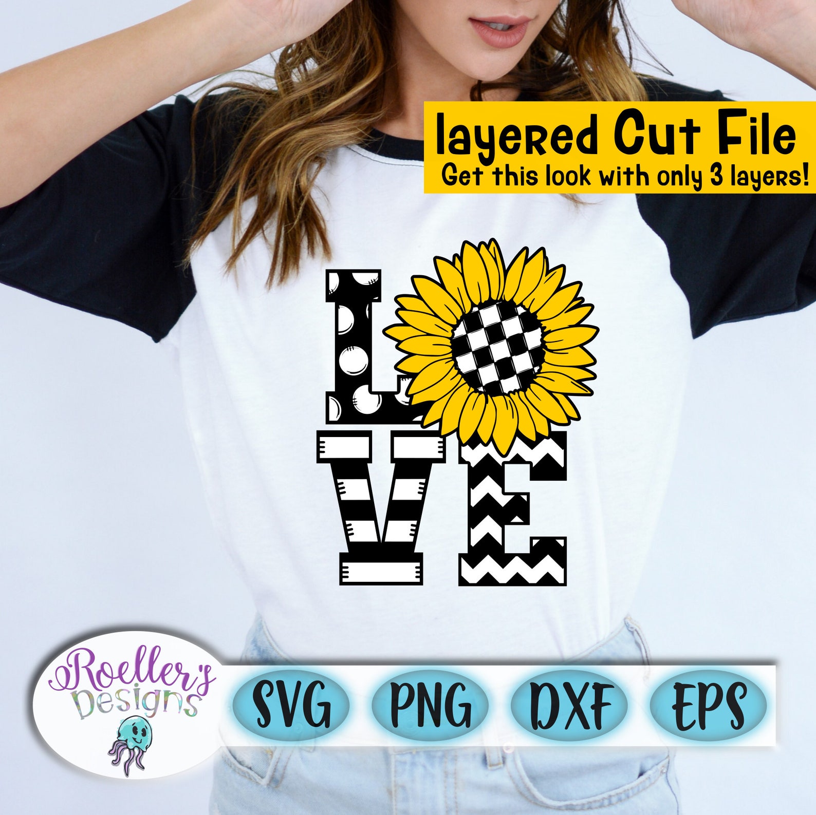 Love Svg Sunflower Svg Sunflower Love Svg Mom Svg Flower | Etsy