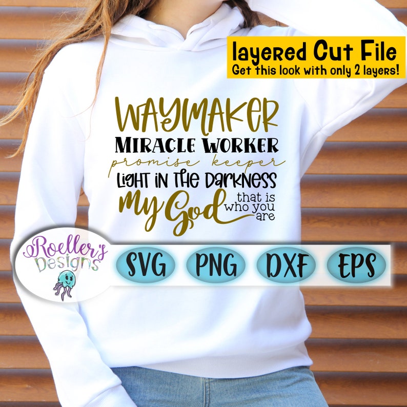 Waymaker Svg God Svg Religious Svg Miracle Worker Svg | Etsy