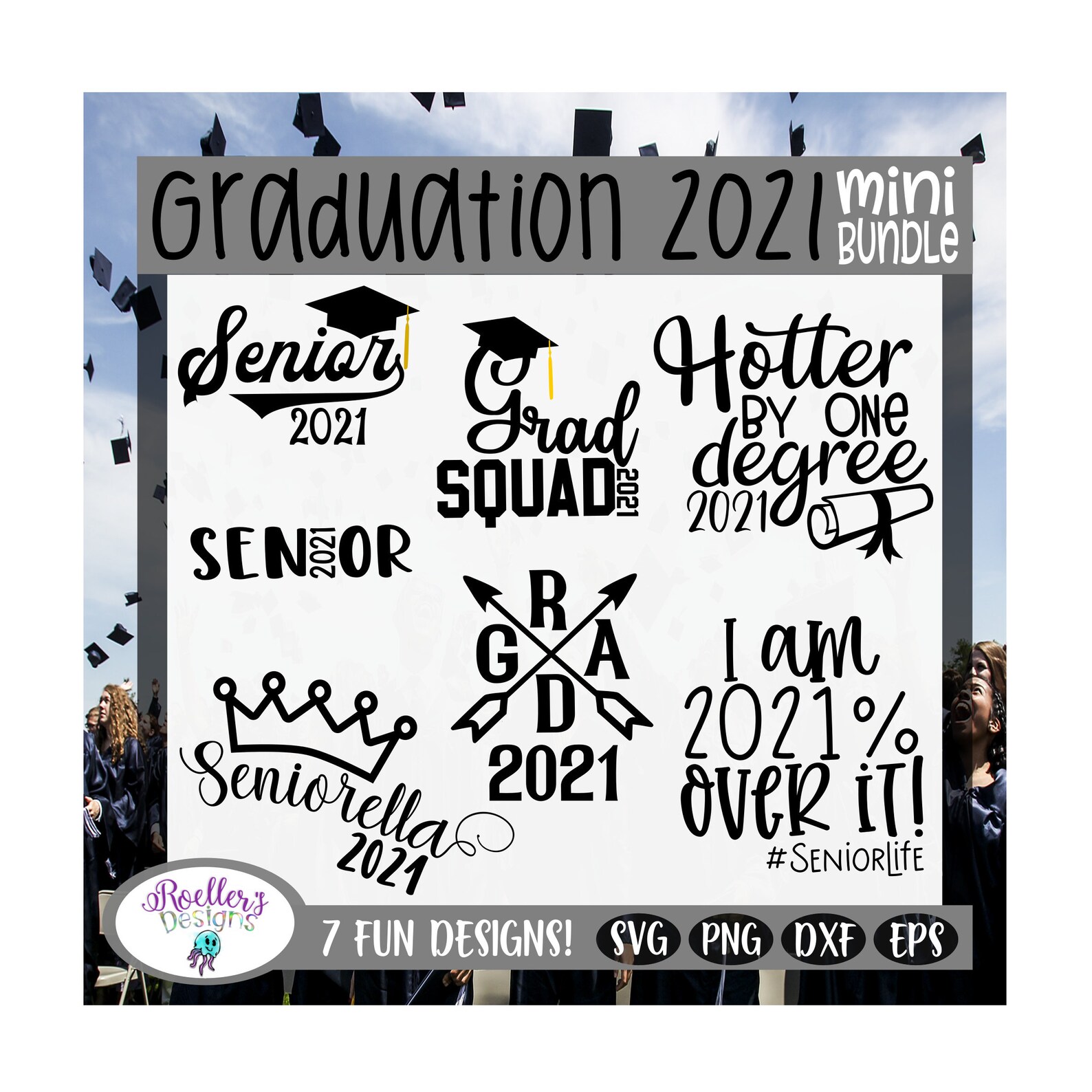Graduation Svg Graduation Bundle Svg 2021 Svg Senior Svg | Etsy