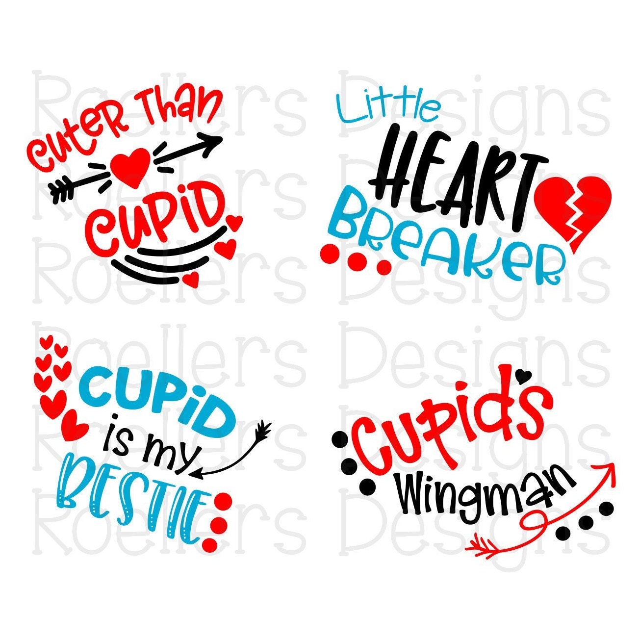 Valentines SVG Cupid Svg Cuter Than Cupid Cupids Wingman | Etsy