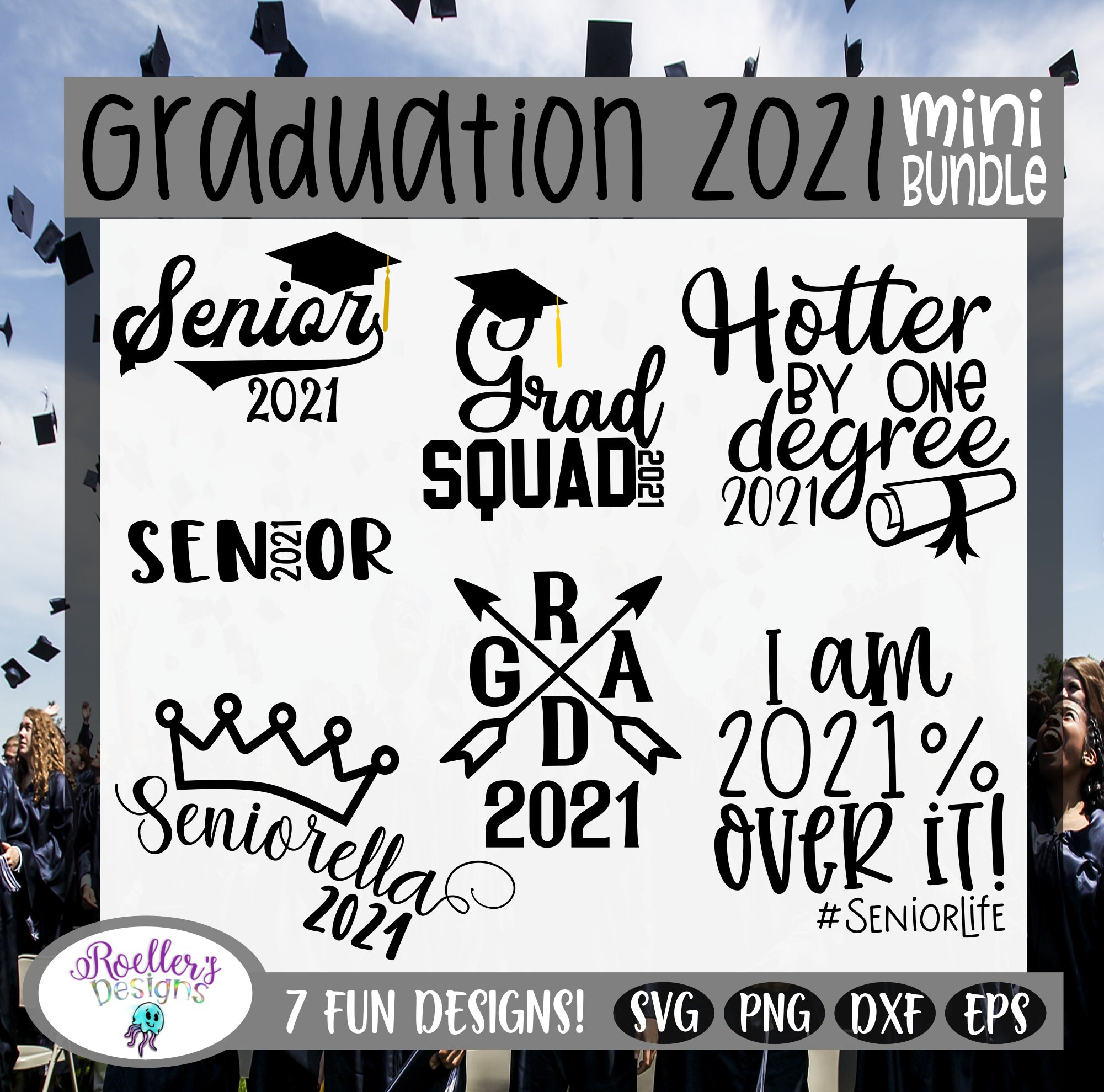 Graduation Svg Graduation Bundle Svg 2021 Svg Senior Svg - Etsy