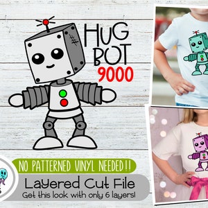 Hug Bot 9000 Svg, Robot Svg, Valentines Svg, Cricut, Cut File, Shirt ...