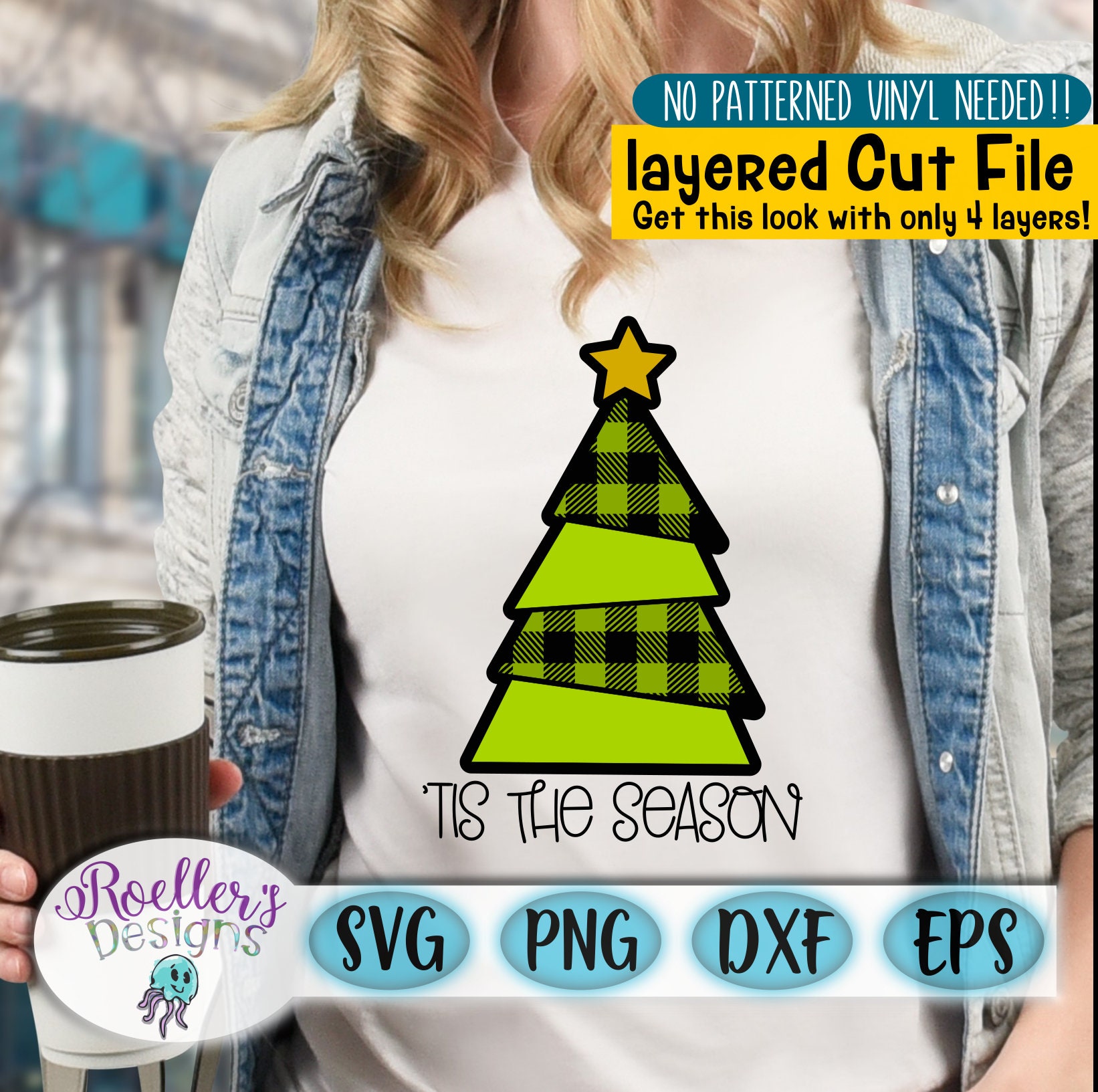 Tis the Season Svg Christmas Svg Cricut Cut File Layered | Etsy