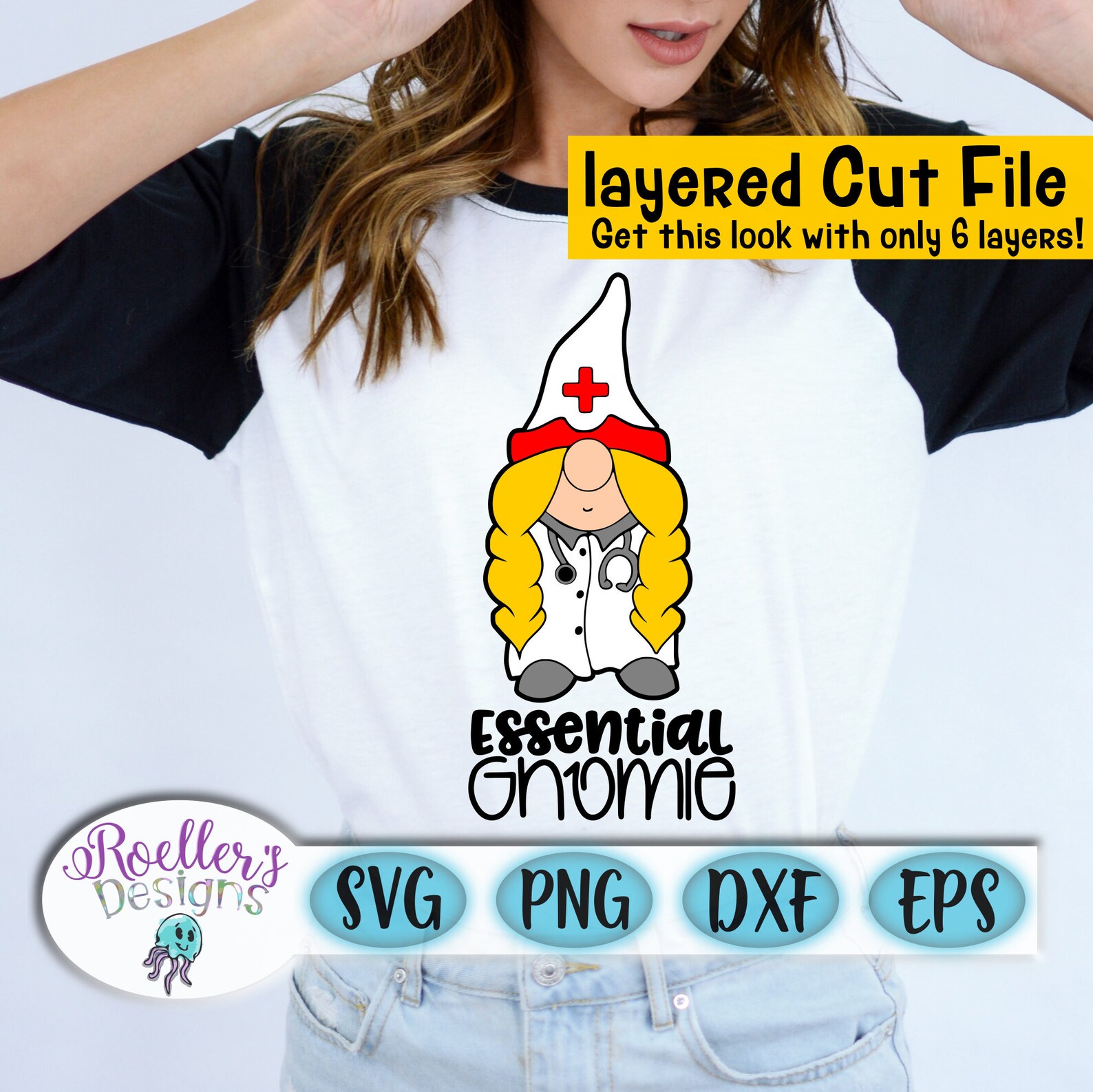 Nurse Svg Essential Svg Gnome Svg Essential Gnomies Svg - Etsy