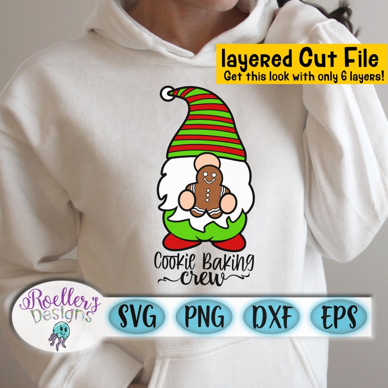 Christmas Svg Gnome Svg Baking Crew Svg Cookie Svg Holiday - Etsy