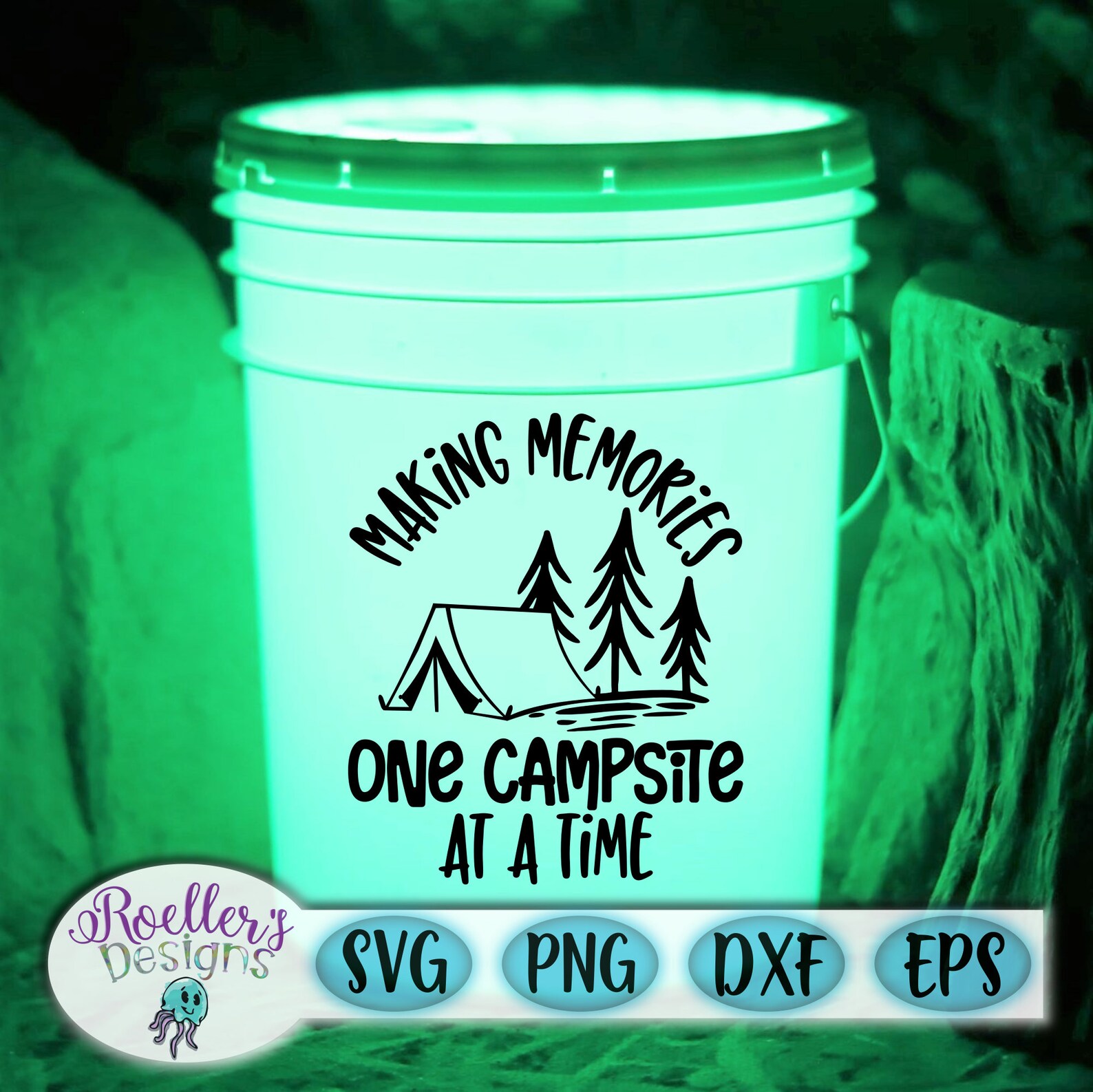 Camping Svg Camping Bucket Svg Making Memories Svg Bucket - Etsy